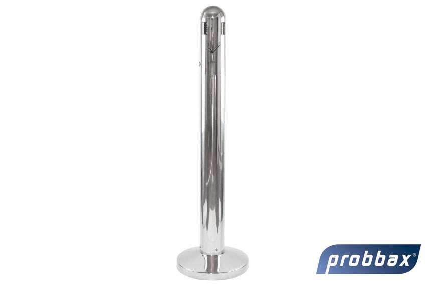 Probbax - Cendrier sur pied tubulaire - 3l - jusqu'a 900 megots