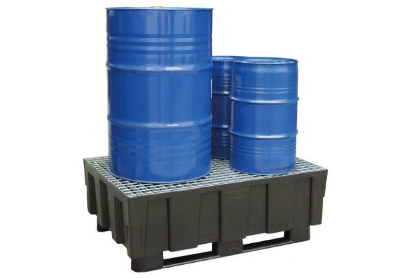 Cemo - Euro-pe 250l retention bin - 2 skids
