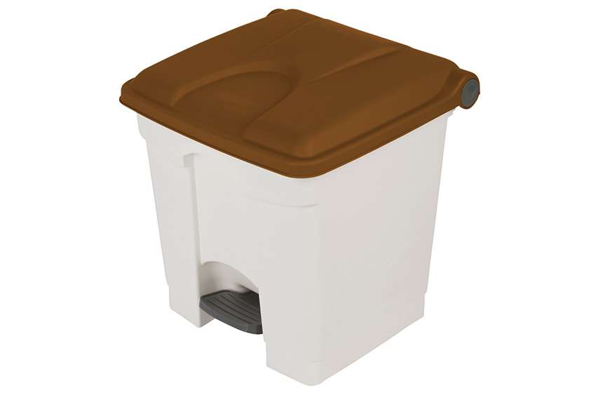 Probbax - Rectangular step-on waste bin 30l