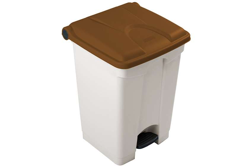 Probbax - Rectangular step-on waste bin 45l